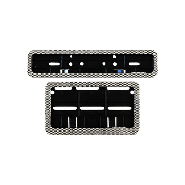 Carbon Fiber Coated Bike Number Plate Frame - NPD | NumberPlateDesign.com