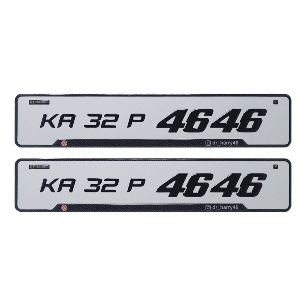 VR46 Gel Number Plate - NPD | NumberPlateDesign.com