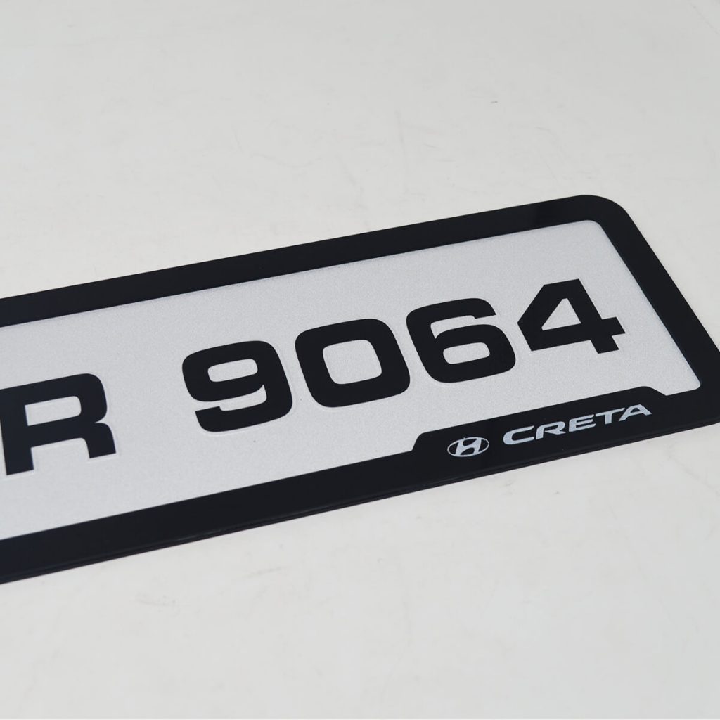 Customized Sticker Punching Number Plate - NPD | NumberPlateDesign.com