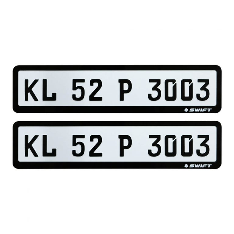 CAR STICKER PUNCHING PLATE - NPD | NumberPlateDesign.com