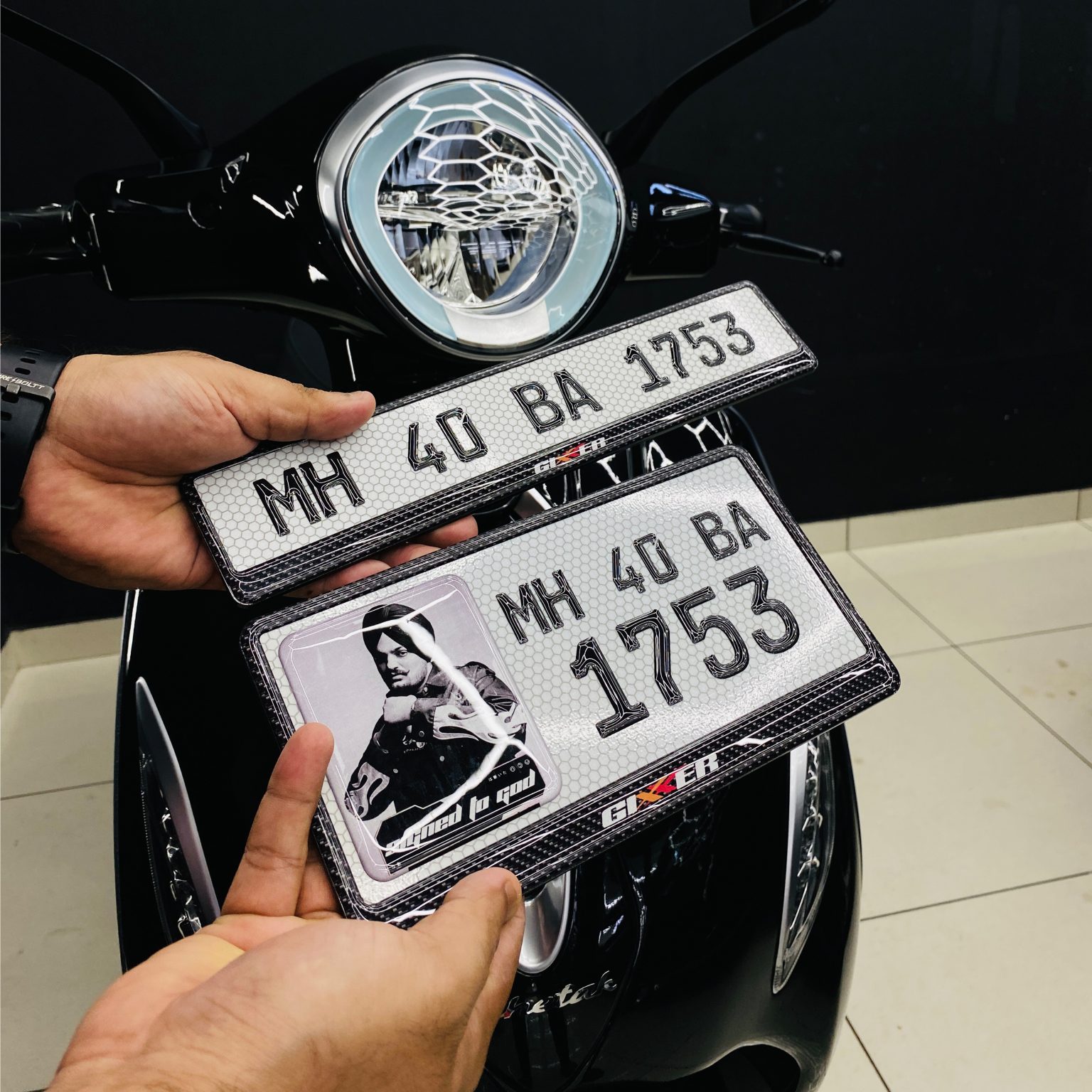 BIKE LASER NUMBER PLATE - NPD | NumberPlateDesign.com