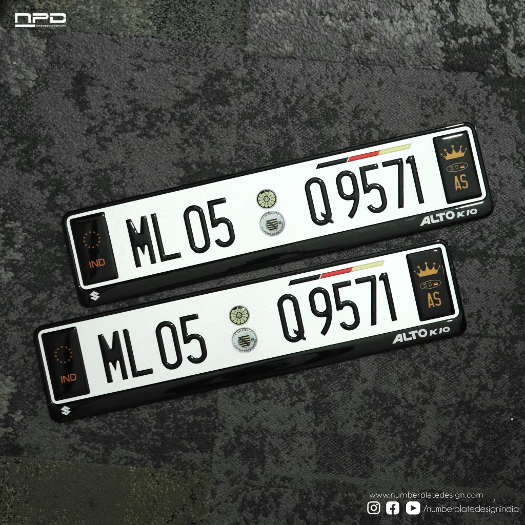 Car Gel Number Plate - NPD | NumberPlateDesign.com