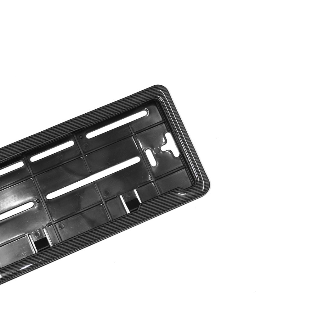 HSRP Car Number Plate Gel Frame-CARBON - NPD | NumberPlateDesign.com