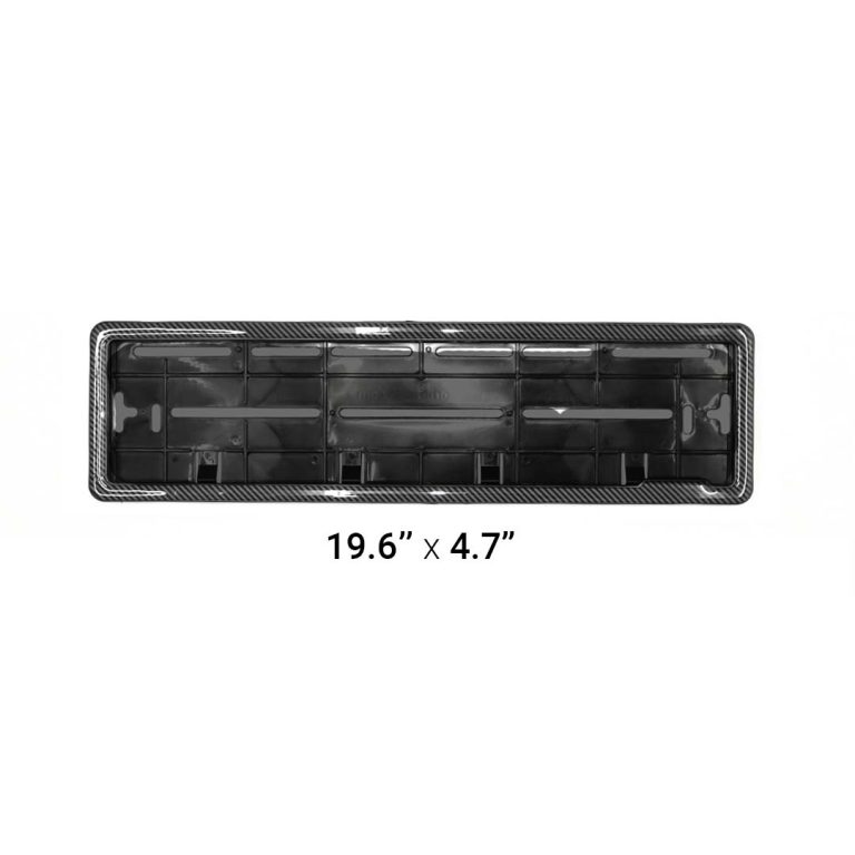 HSRP Car Number Plate Gel Frame-CARBON - NPD | NumberPlateDesign.com