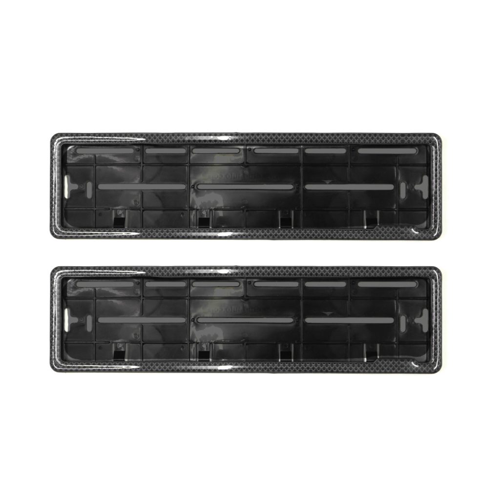 HSRP Car Number Plate Gel Frame - CARBON GRILL - NPD ...
