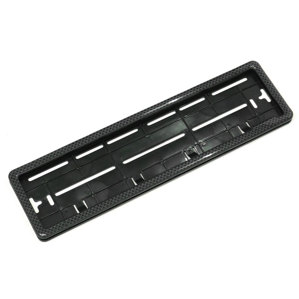 HSRP Car Number Plate Gel Frame - CARBON GRILL - NPD ...