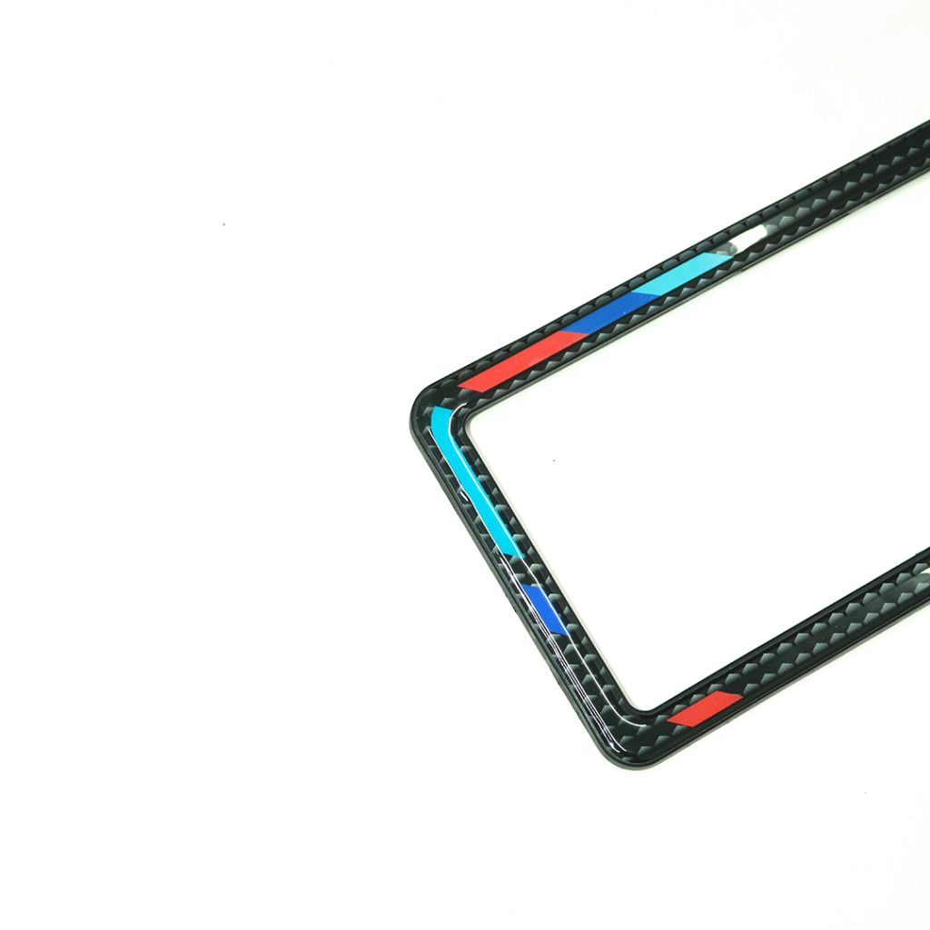 HSRP Car Number Plate Gel Frame - BMW Honey - NPD | NumberPlateDesign.com