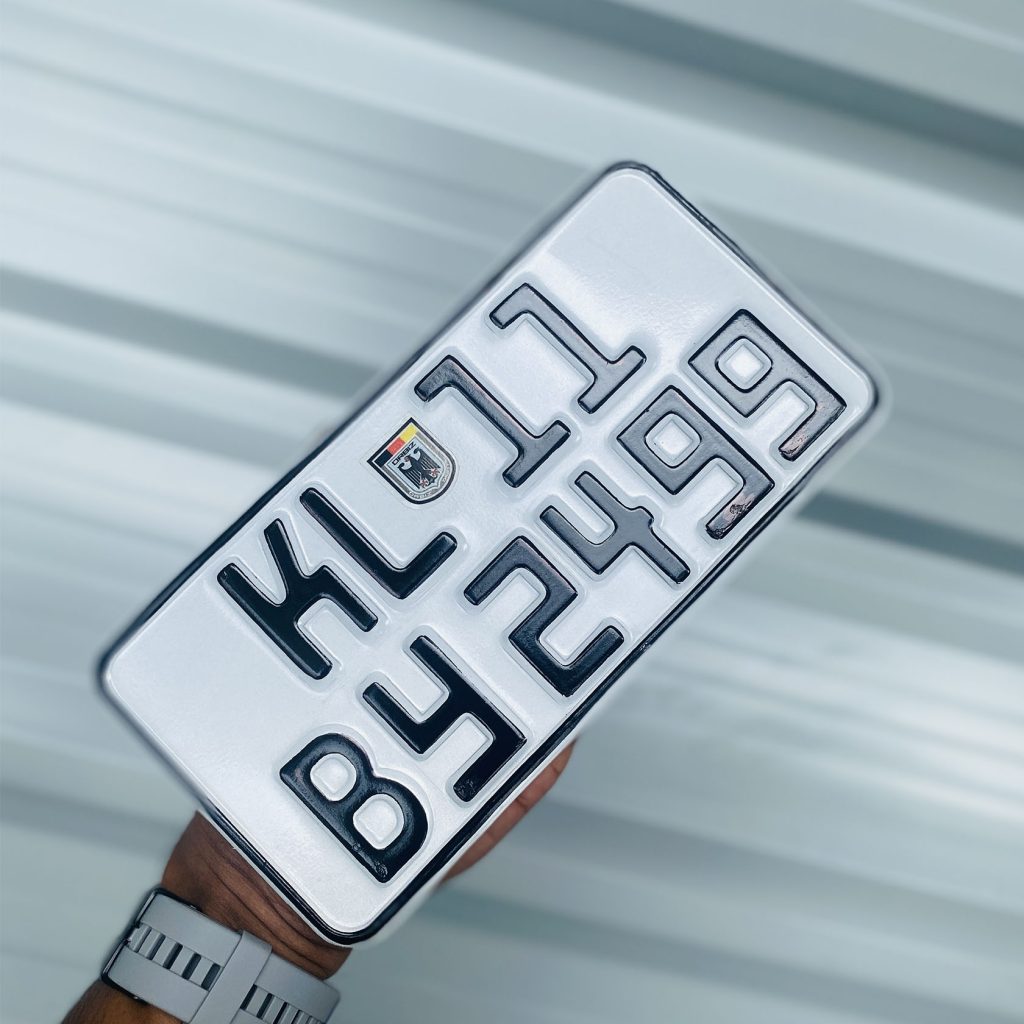 Spanish Bike Aluminium Number Plate - NPD | NumberPlateDesign.com