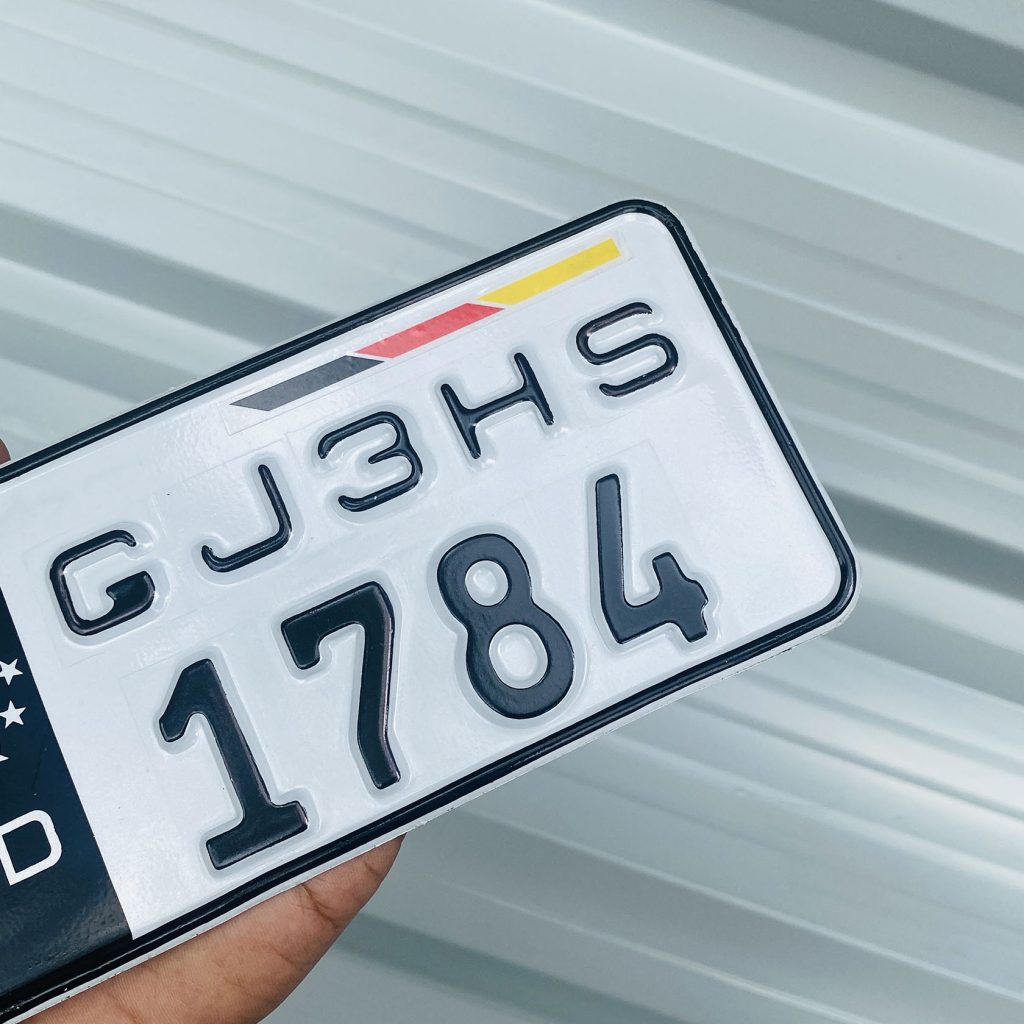 Euro German Bike Aluminium Punching Number Plate - NPD ...
