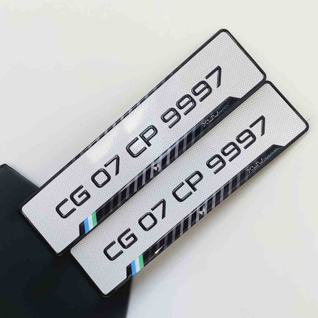 Car Gel Number Plate - NPD | NumberPlateDesign.com