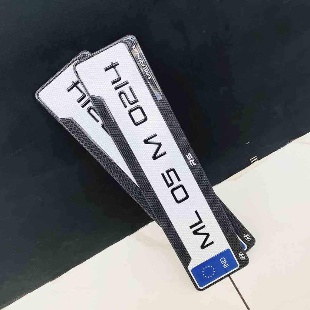 Customized Car Gel Number Plate - NPD | NumberPlateDesign.com