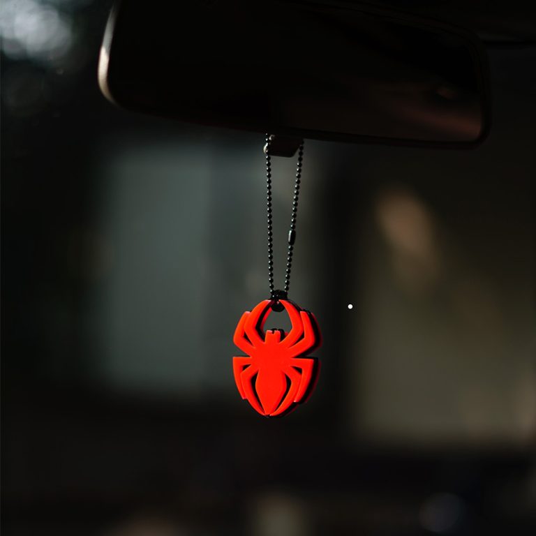 Spiderman Car Mirror Hanging - NPD | NumberPlateDesign.com