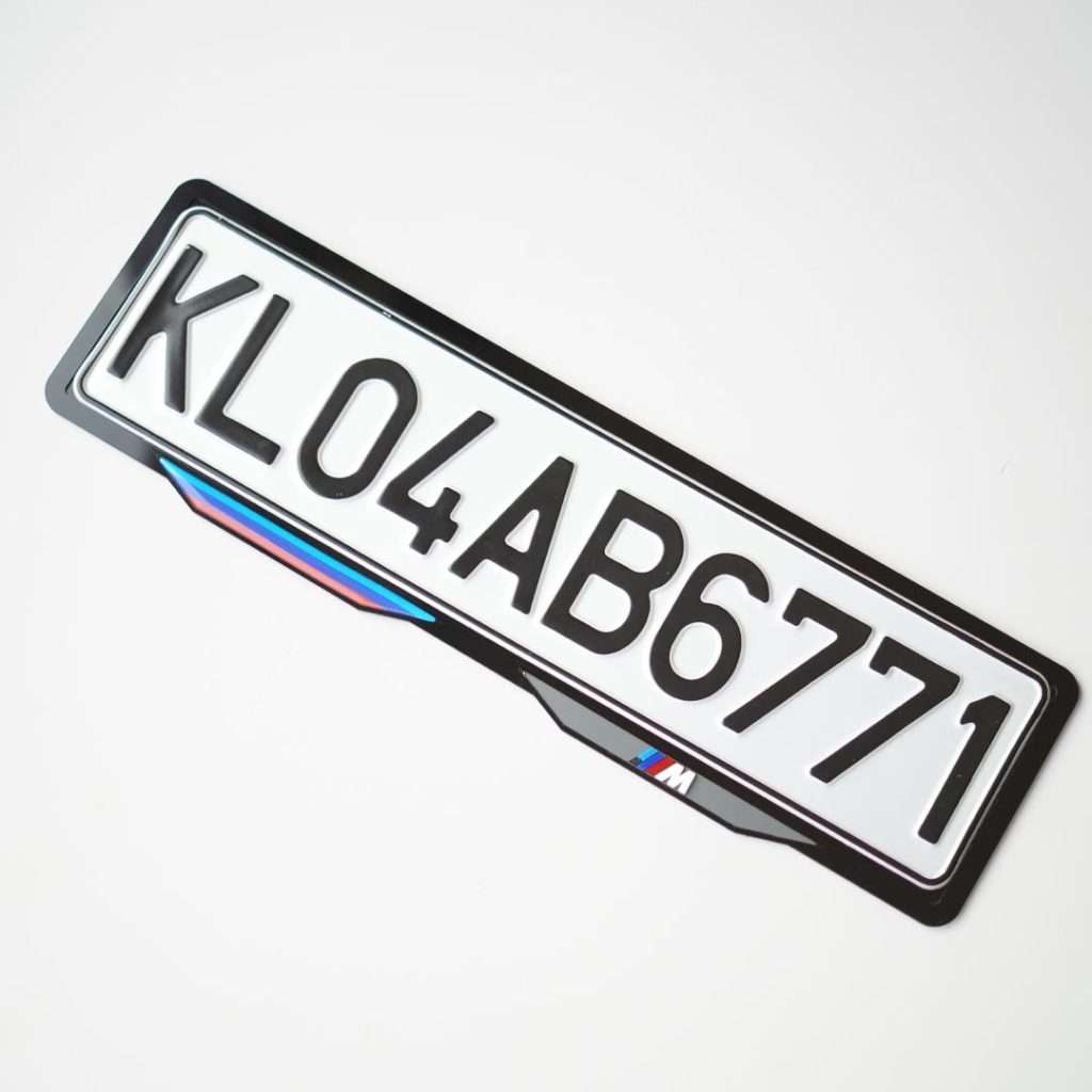 Acrylic Car Number Plate Frame - NPD | NumberPlateDesign.com