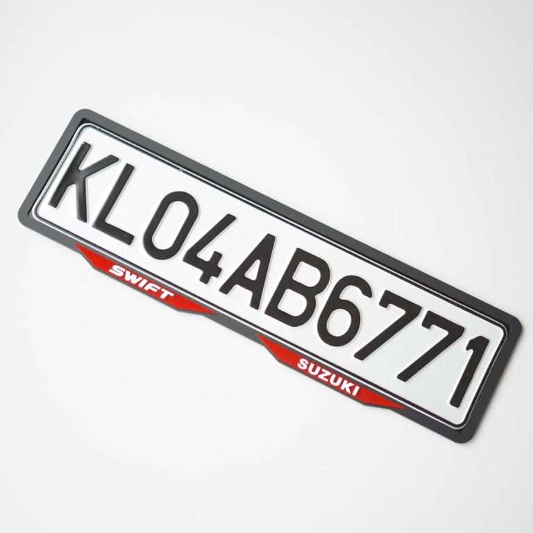Acrylic Car Number Plate Frame - NPD | NumberPlateDesign.com