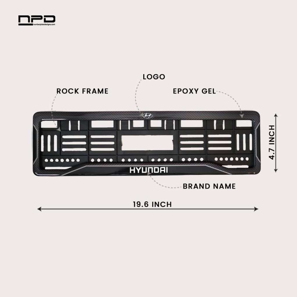 Customized Premium Car Number Plate Gel Frames For All Brands - NPD ...