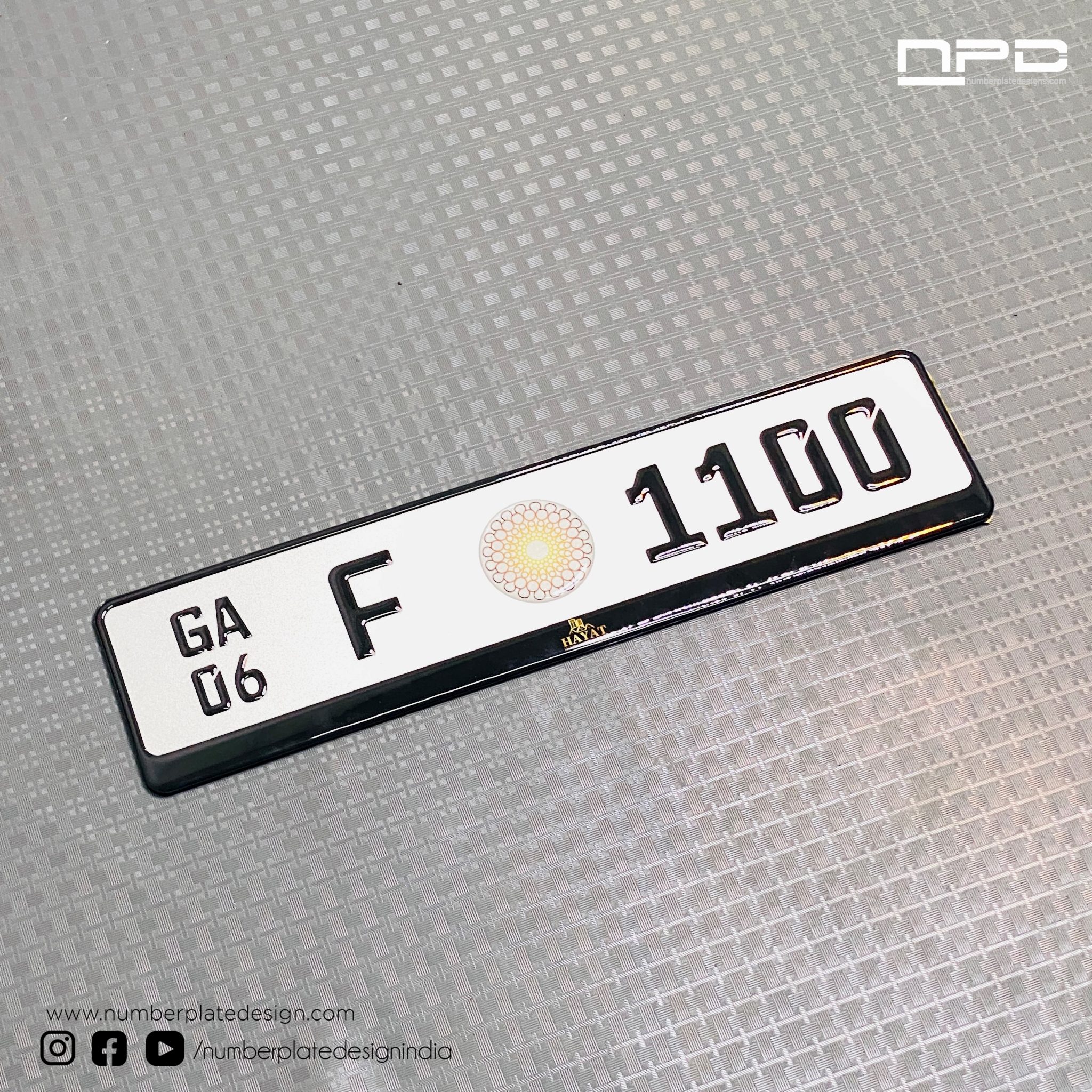 Car Gel Number Plate - NPD | NumberPlateDesign.com